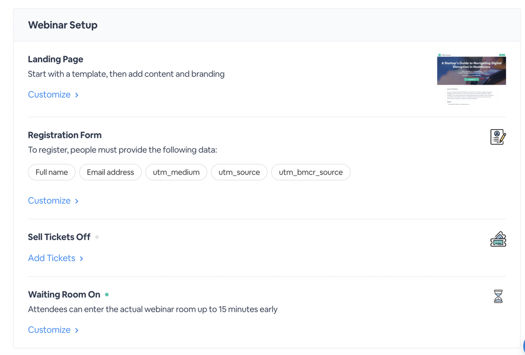The Webinar Dashboard